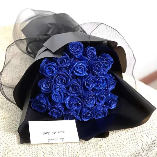 Glitter Rose Bouquet – CustomLove